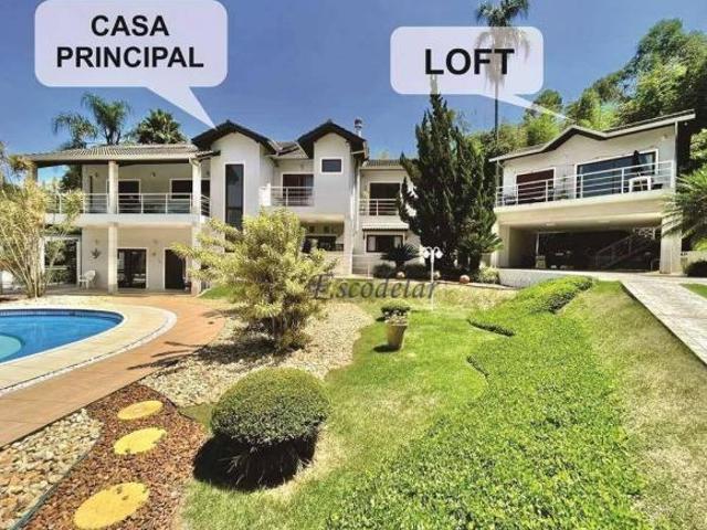 Casa com 5 dormitórios à venda, 618 m² por R$ 3.500.000,07 Parque Dom Henrique II Cotia/SP