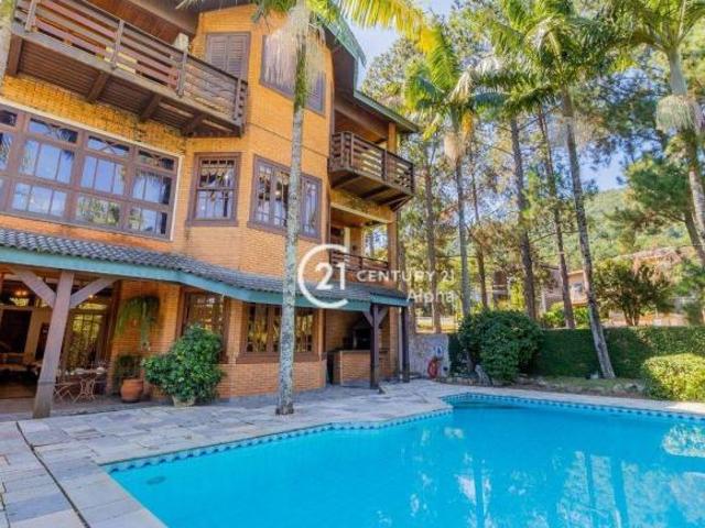 Casa com 5 dormitórios à venda, 852 m² por R$ 3.900.000 Residencial Dez Alphaville Santana de