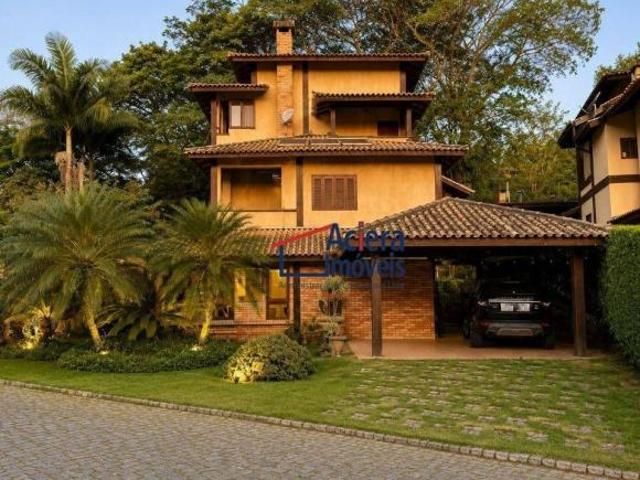 Casa com 5 Dormitórios com Vista Para Área Verde, 334 m² venda ou aluguel Recanto Inpla Carapi
