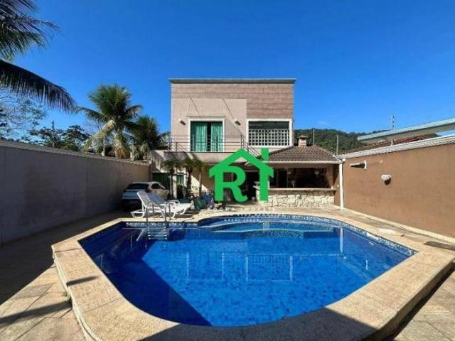 Casa com 5 quartos 3 suítes, 3 vagas e lazer à venda em Jardim Guaiuba, Guarujá