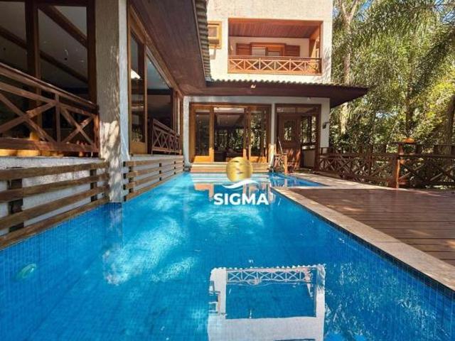Casa com 5 Suítes à venda, 450 m² por R$ 6.500.000 Condomínio Iporanga Guarujá/SP