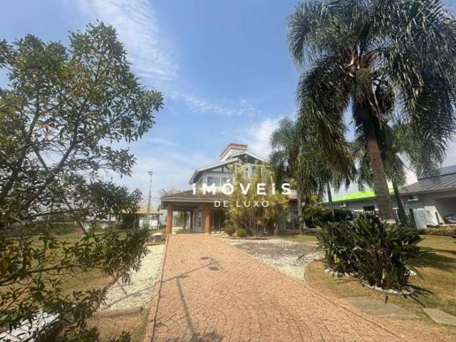 Casa com 5 suítes e casa para hóspedes no Condomínio Zuleika Jabour, Salto/Sp