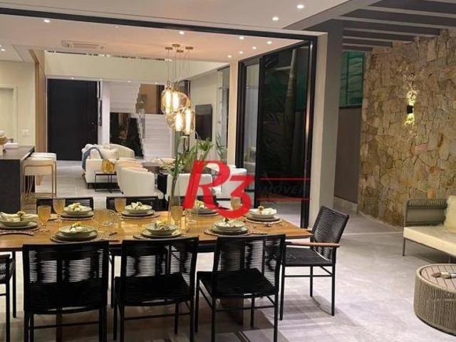 Casa com 6 dormitórios à venda, 380 m² por R$ 10.800.000,00 Módulo 11 Bertioga/SP