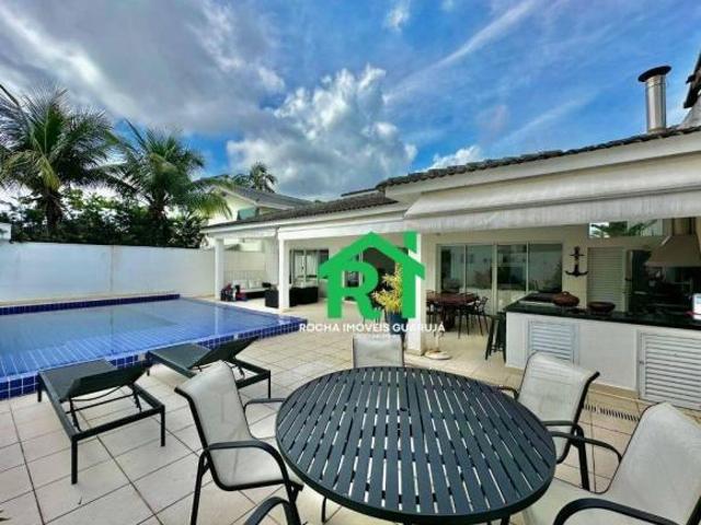 Casa com 6 suítes, 6 vagas, lazer à venda em Acapulco, Guarujá