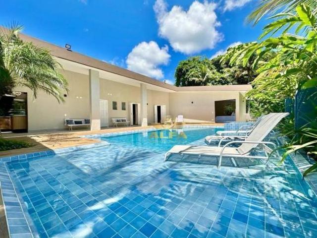 Casa com 6 suítes à venda, Mobiliada e decorada, Condomínio Jardim Acapulco Guarujá