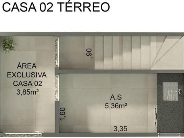 CASA COM 76,78 m² PARQUE DAS AMERICAS PRAIA GRANDE SP