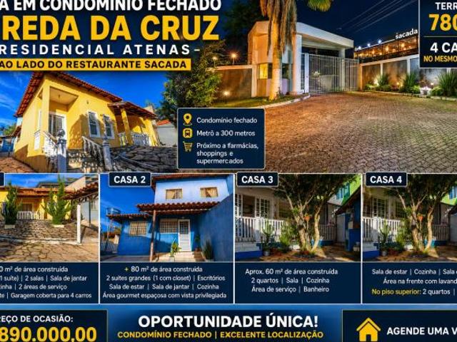 Casa com 780 m² e 5 quartos à venda em Arniqueiras Vereda da Cruz RESIDENCIAL ATENAS