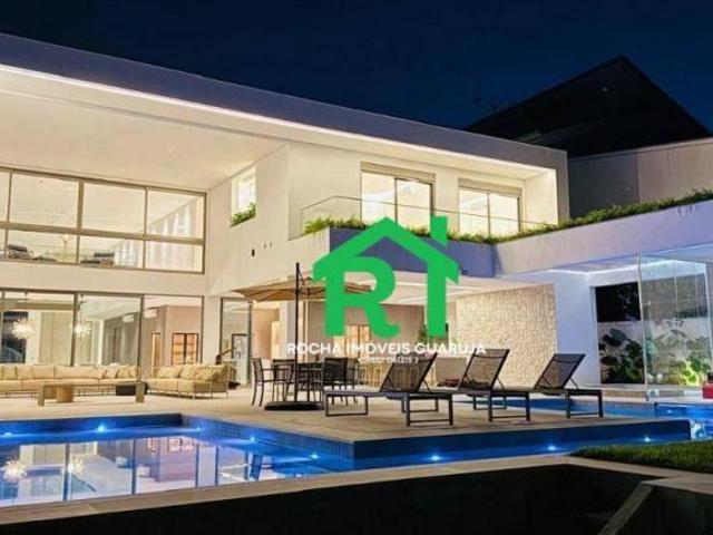 Casa com 7 quartos 7 suítes, 6 vagas, lazer á venda em Pernambuco, Guarujá