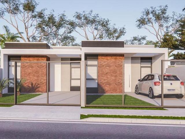 Casa com 03 dormitórios sendo 01 suíte e 01 vaga d