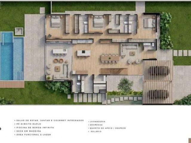 Casa com 1000 m² terreno, 4 quartos à venda no Condomínio Vitória Golf