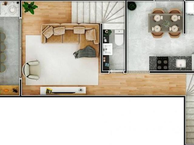 CASA COM 100,72 m² GUILHERMINA PRAIA GRANDE SP