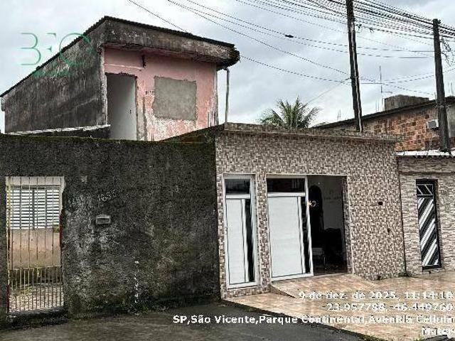 Casa com 1 dorm à venda, 38 m² por R$ 67.397,26 Parque Continental São Vicente/SP