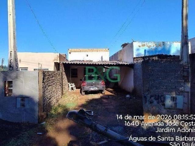 Casa com 1 dormitório à venda, 40 m² por R$ 83.135,75 Centro Águas de Santa Bárbara/SP