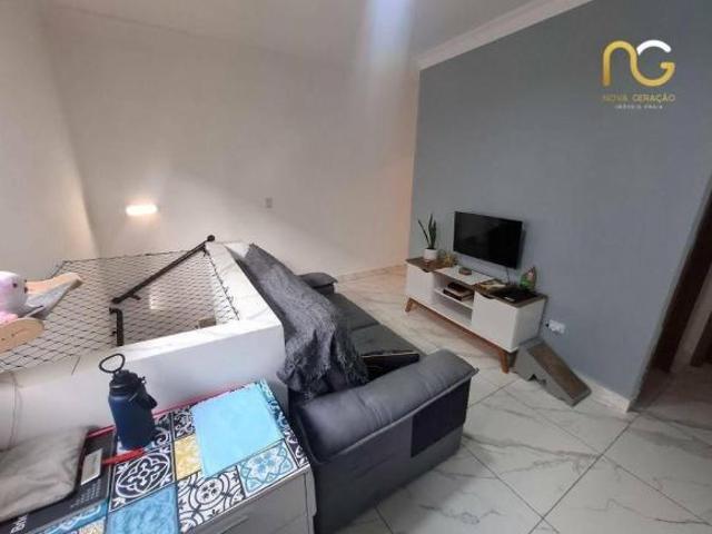 Casa com 1 dormitório à venda, 50 m² por R$ 266.000,00 Caiçara Praia Grande/SP