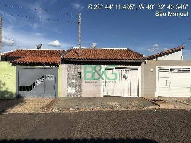Casa com 1 dormitório à venda, 58 m² por R$ 113.931,94 JARDIM VILA RICA São Manuel/SP