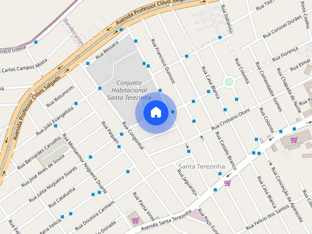 Casa com 1 quarto para alugar em Belo Horizonte, no bairro Santa Terezinha