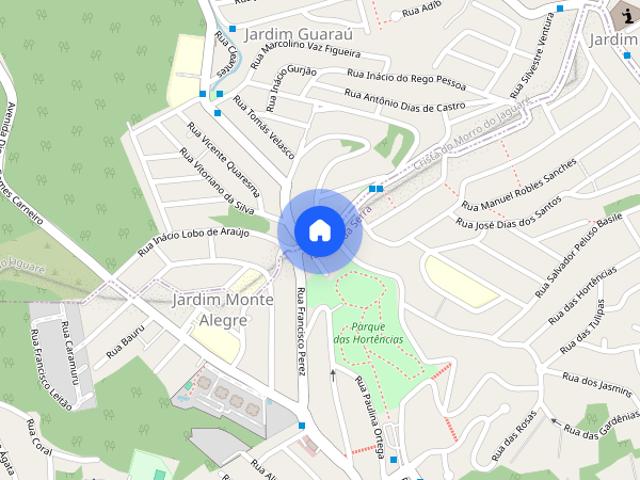 Casa com 1 quarto para alugar em São Paulo, no bairro Jardim Das Esmeraldas