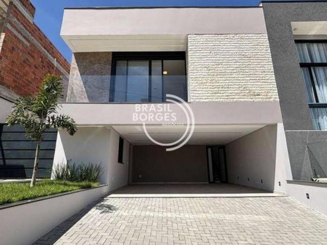 Casa com 200m² 3 Suítes, Escritório, 7 Vagas no Condomínio Bougainville – Sorocaba