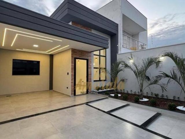 Casa com 2 dormitórios à venda, 105 m² por R$ 590.000 Loteamento Residencial Jardim Esperança Am