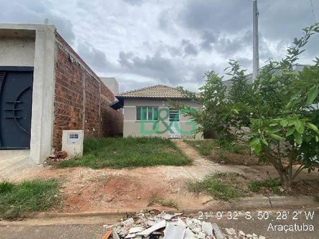 Casa com 2 dormitórios à venda, 44 m² por R$ 84.892,14 Residencial Sylvio Jose Venturolli Araçat