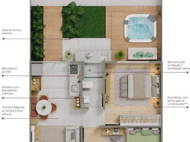 Casa com 2 dormitórios à venda, 44 m² por R$ 313.800,00 Pacaembu Americana/SP