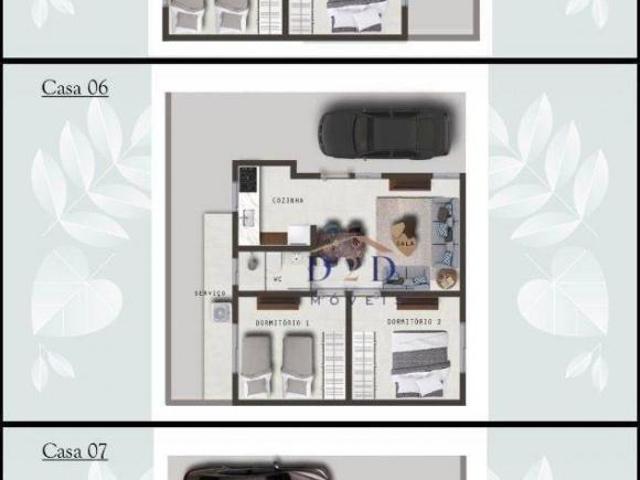 Casa com 2 dormitórios à venda, 47 m² por R$ 349.000,00 Jardim Colonial Atibaia/SP