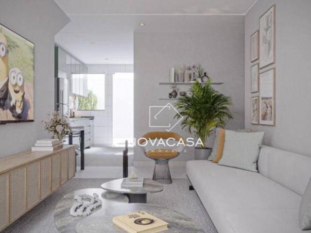 Casa com 2 dormitórios à venda, 53 m² por R$ 317.074,00 Chácaras Reunidas Santa Terezinha Contag