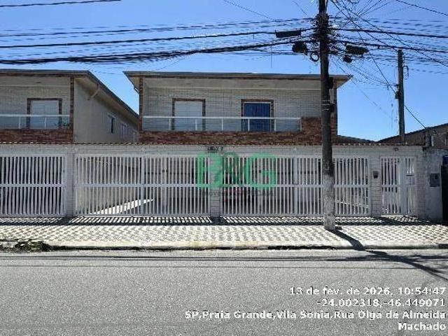 Casa com 2 dormitórios à venda, 55 m² por R$ 189.814,40 Vila Antártica Praia Grande/SP
