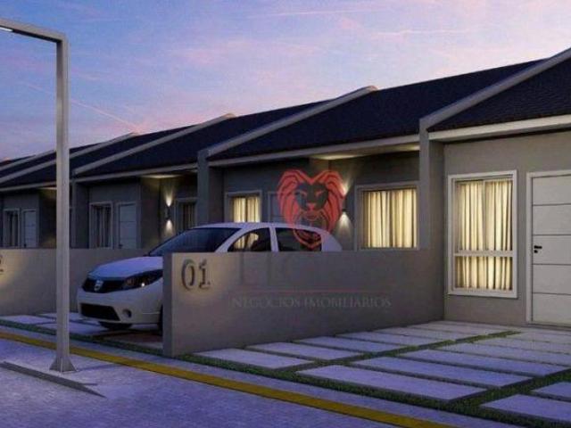 Casa com 2 dormitórios à venda, 58 m² por R$ 349.900 Santa Cruz Gravataí/RS