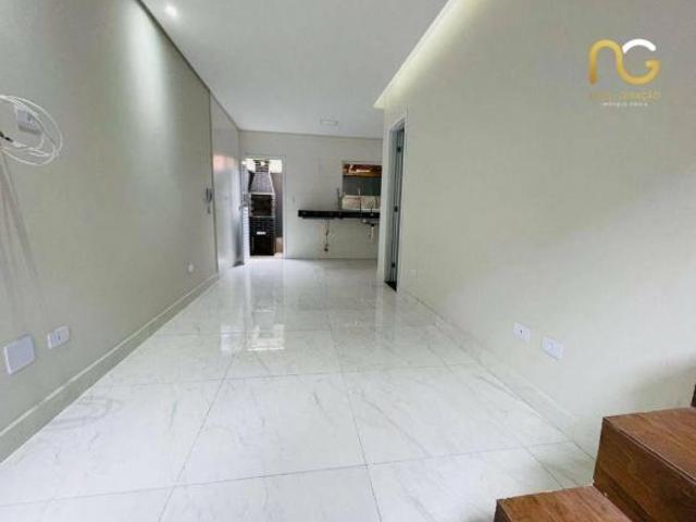 Casa com 2 dormitórios à venda, 59 m² por R$ 335.000,00 Aviação Praia Grande/SP