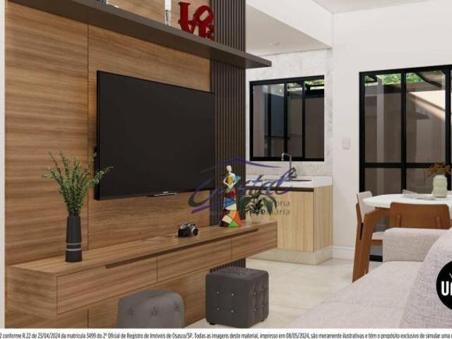 Casa com 2 dormitórios à venda, 60 m² Ayrosa Osasco/SP