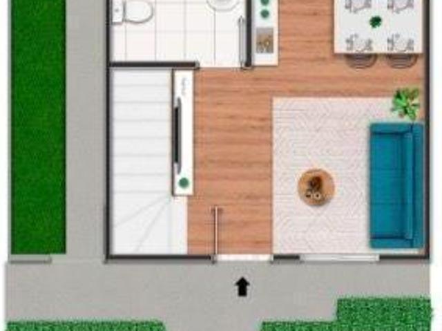 Casa com 2 dormitórios à venda, 60 m² Botaniq Home Saltinho, P