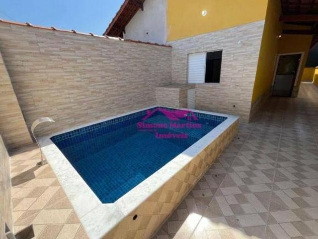 Casa com 2 dormitórios à venda, 70 m² por R$ 320.000,00 Balneário Regina Maria Mongaguá/SP
