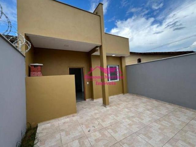 Casa com 2 dormitórios à venda, 75 m² por R$ 390.000,00 Balneário Itaguaí Mongaguá/SP