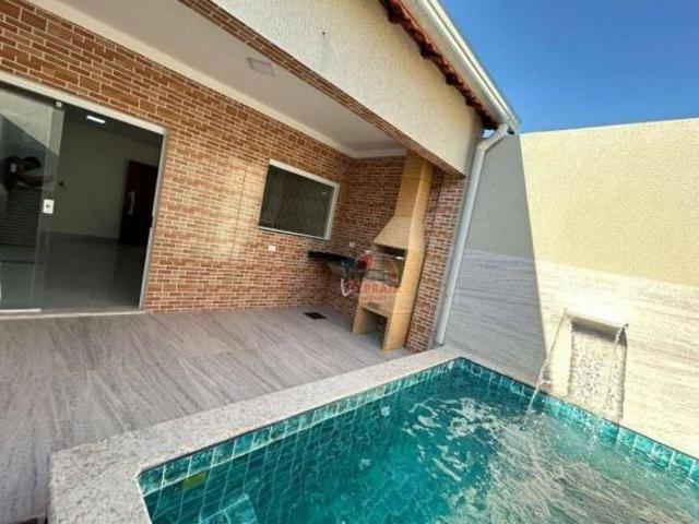 Casa com 2 dormitórios à venda, 80 m² por R$ 480.000 Vera Cruz Mongaguá/SP