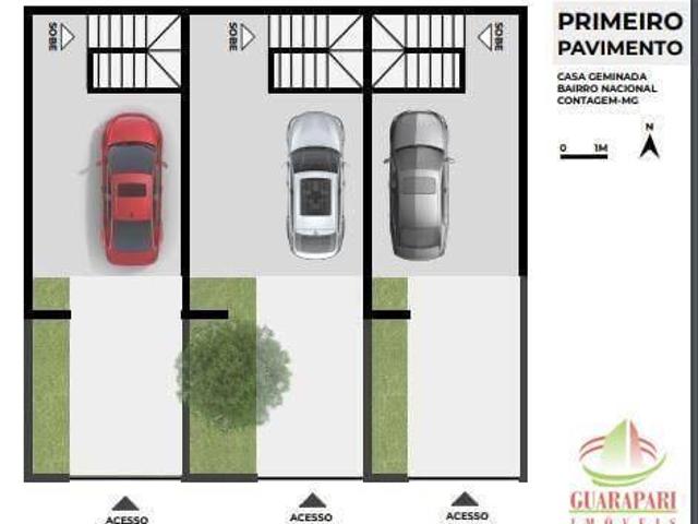 Casa com 2 dormitórios à venda, 80 m² por R$ 520.000,00 Nacional Contagem/MG