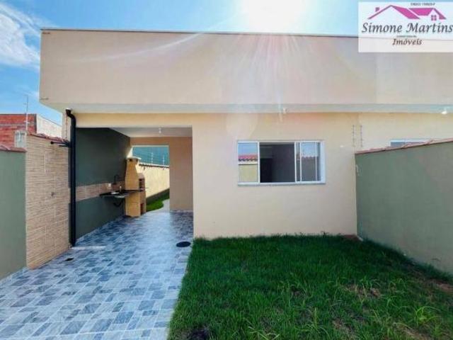 Casa com 2 dormitórios à venda, 80 m² por R$ 297.000,00 Jardim Lindomar Área Verde Itanhaém/SP