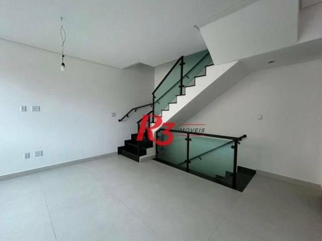 Casa com 2 dormitórios à venda, 90 m² por R$ 720.000,00 Marapé Santos/SP