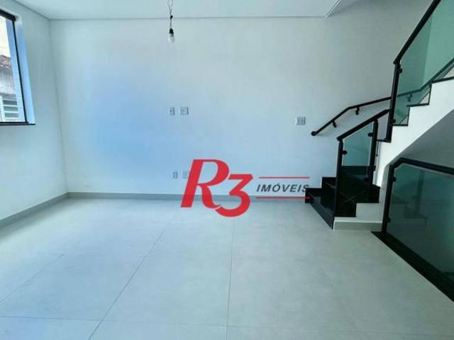 Casa com 2 dormitórios à venda, 90 m² por R$ 720.000,00 Campo Grande Santos/SP