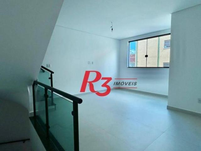 Casa com 2 dormitórios à venda, 90 m² por R$ 720.000,00 Campo Grande Santos/SP