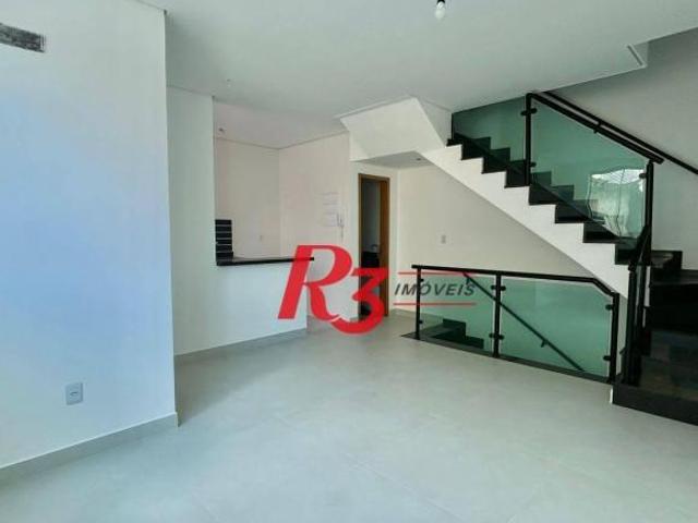 Casa com 2 dormitórios à venda, 90 m² por R$ 720.000,00 Campo Grande Santos/SP