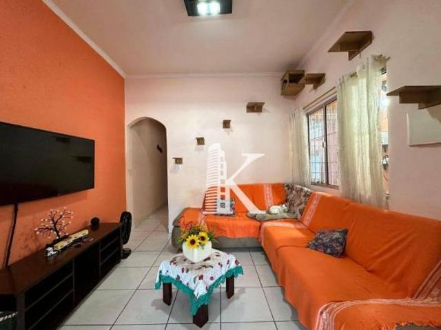 Casa com 2 dormitórios à venda, 98 m² por R$ 360.000 Vila Antártica Praia Grande/SP