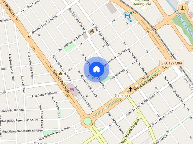 Casa com 2 dormitórios para alugar, 60 m² por R$ 1.269,00/mês Centro Sumaré/SP