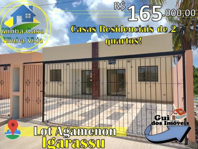 Casa com 2 Quartos e 1 banheiro à Venda, 47 m² por R$ 165.000