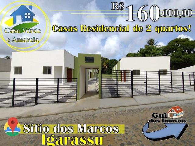 Casa com 2 Quartos e 1 banheiro à Venda, 51 m² por R$ 160.000