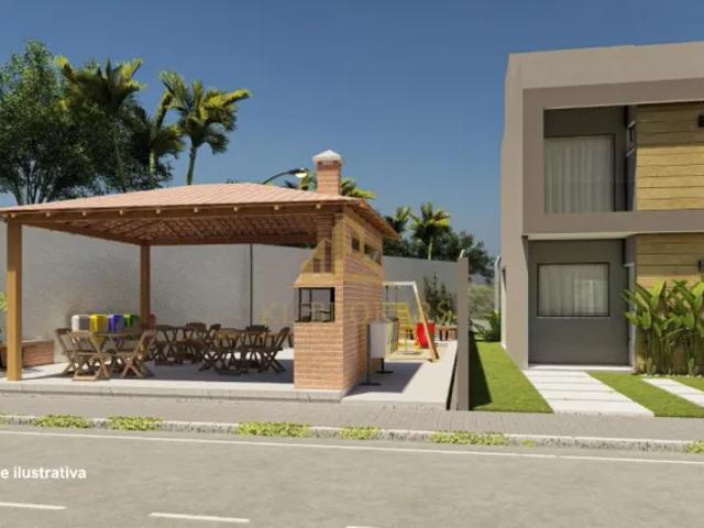 Casa com 2 Quartos e 3 banheiros à Venda, 70 m² por R$ 370.000