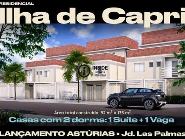 Casa com 2 quartos na praia das astúrias