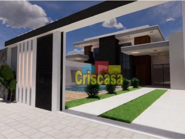 Casa com 3 dormitórios à venda, 105 m² por R$ 530.000,00 Extensão Serramar Rio das Ostras/RJ