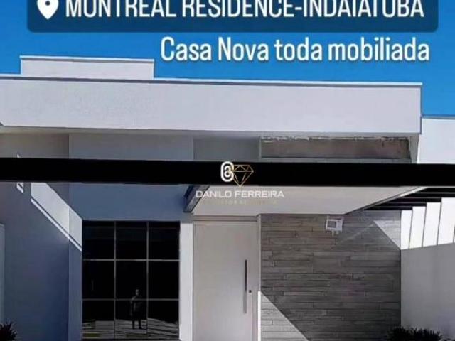 Casa com 3 dormitórios à venda, 105 m² por R$ 990.000,00 Condomínio Montreal Residence Indaiatub