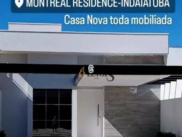 Casa com 3 dormitórios à venda, 105 m² por R$ 990.000,00 Condomínio Montreal Residence Indaiatub
